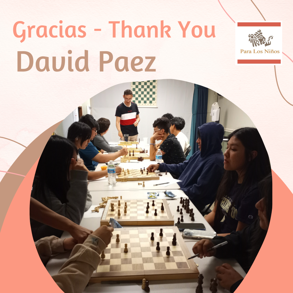 David Paez ¡Gracias! – Para Los Niños de Highline
